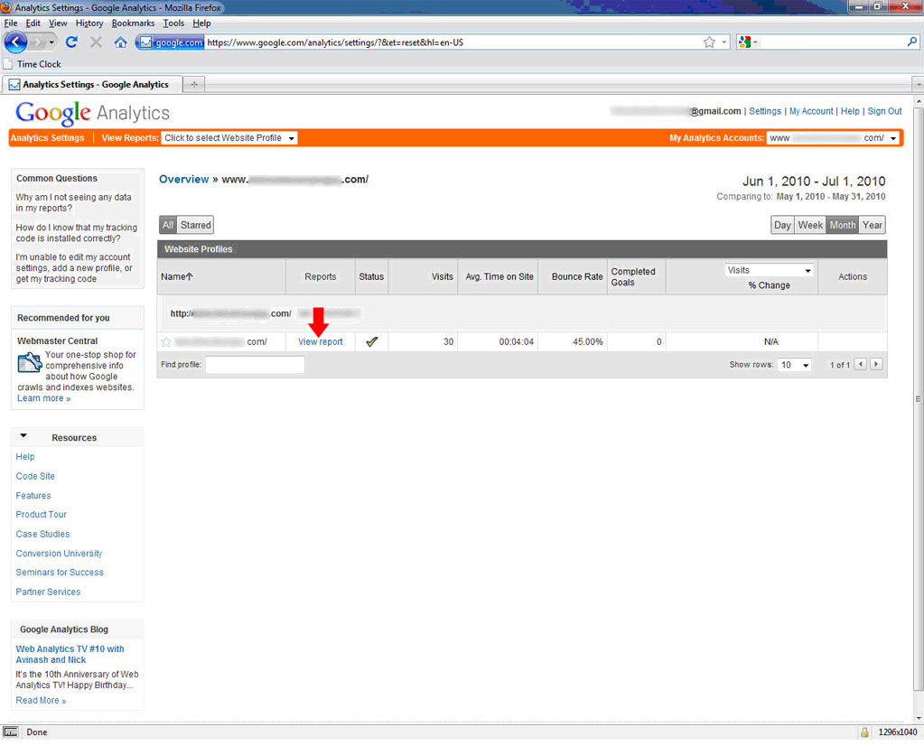 Accessing Your Google Analytics Account