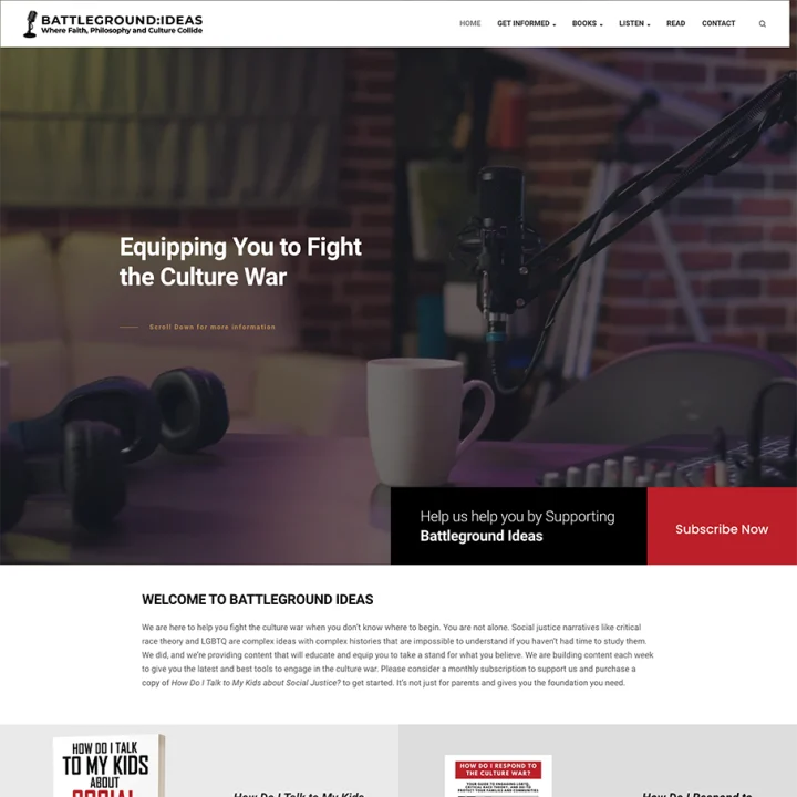 Battleground Ideas Web Design | Marketing & Optimization